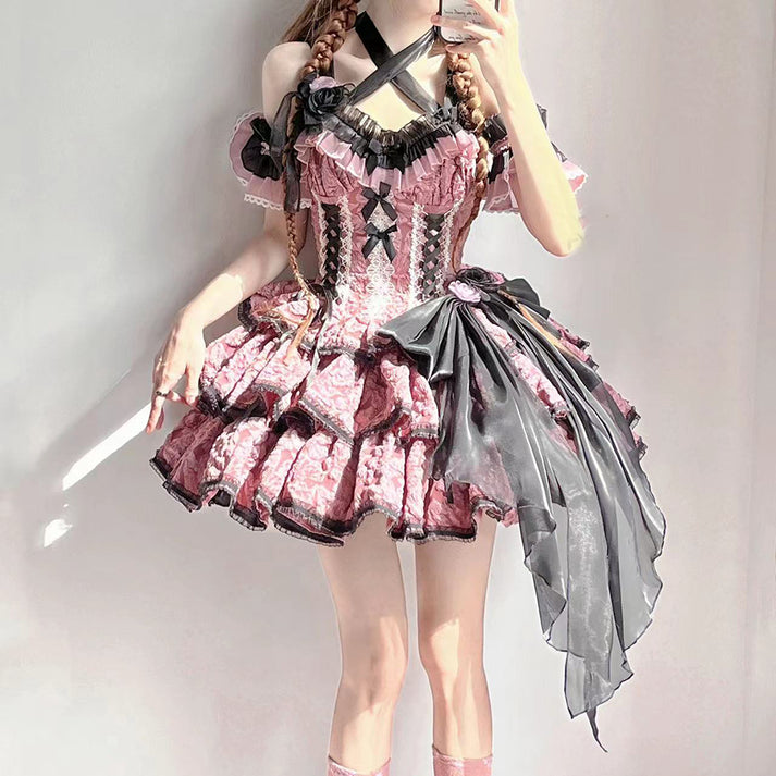 Lolita Sleepless JSK Gothic Dress LS0468 – Lolilita Store
